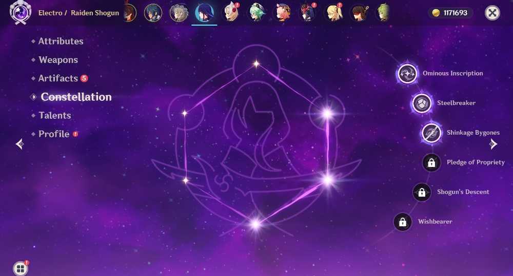 EU/Europe | AR 10 Raiden Shogun C3 (Constellation 3) | Full Access ...