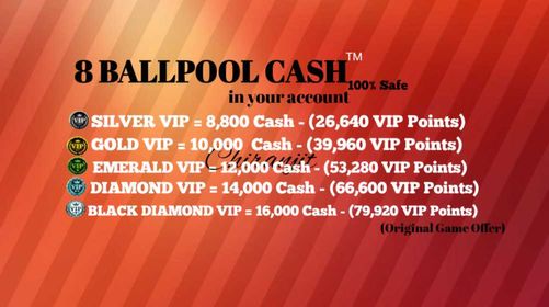 8 Ball Pool Accounts and Coins for Sale
