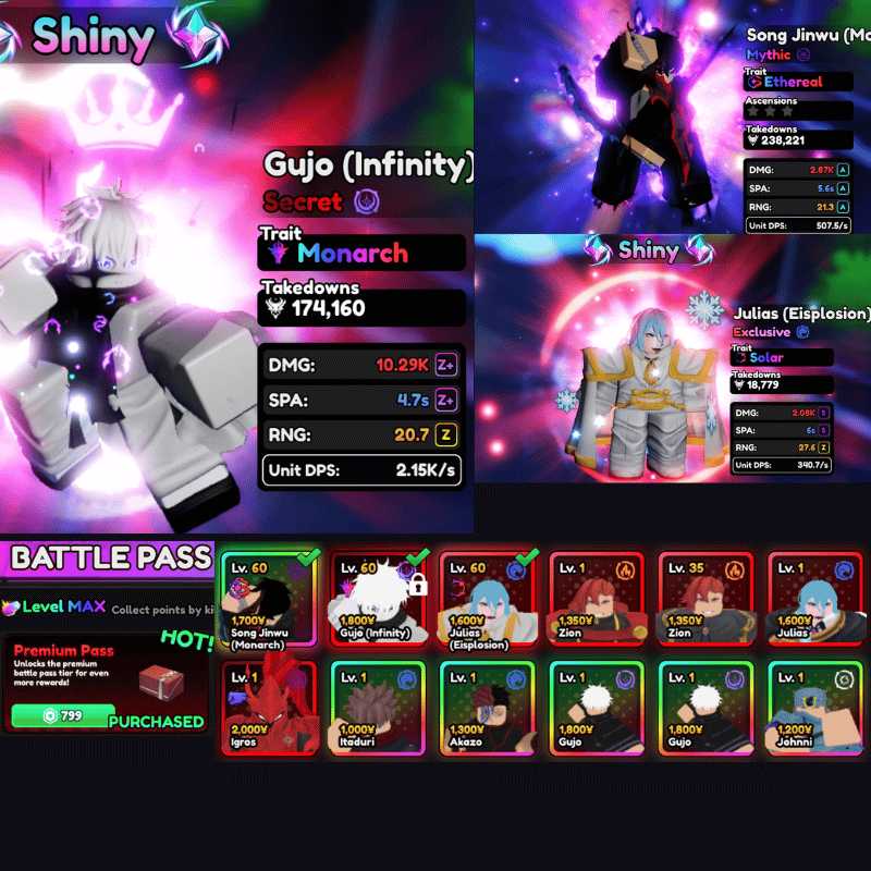 ID904Shiny Gujo Monarch,Shiny Julias Solar,Song Jinwu EtherealAnime ...