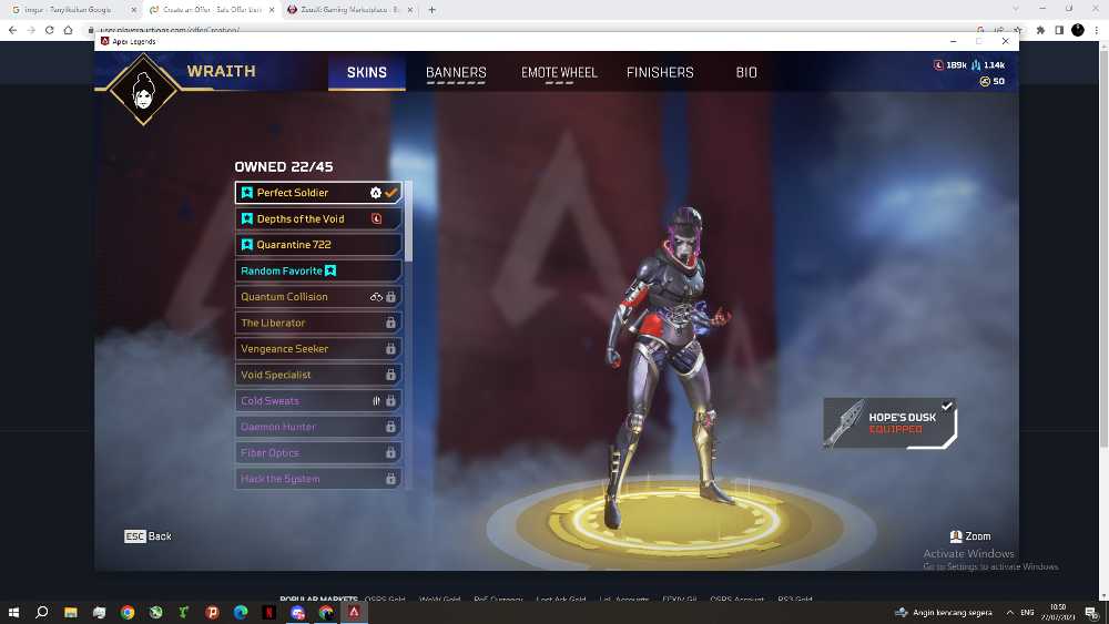 (PC) kunai wraith heirloom BP s10 max baller 89 rank master now