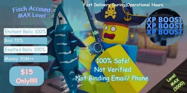 Fisch Account Level Max (1000) | C$ 200M++ | Rod 70% | Ethereal Prism ...