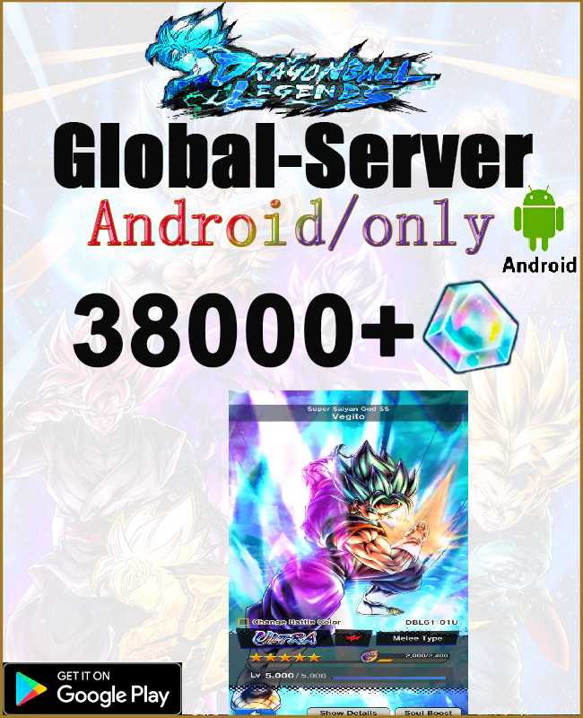 Global 【Android/ Only】⭐UL Ultra Blue Vegito + 38000+ Chronograph ...