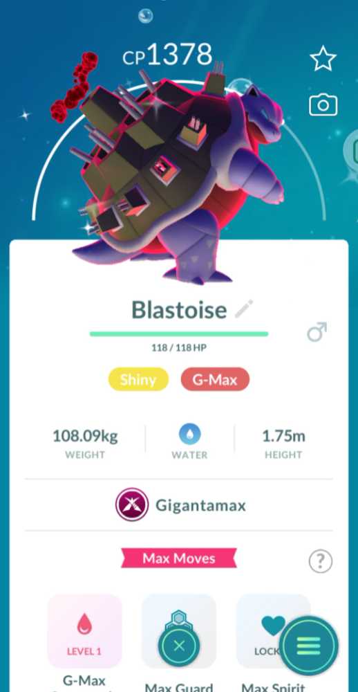 Shiny G-Max Blastoise | ️Shiny Giratina | Mini PTC Account | Ultra ...
