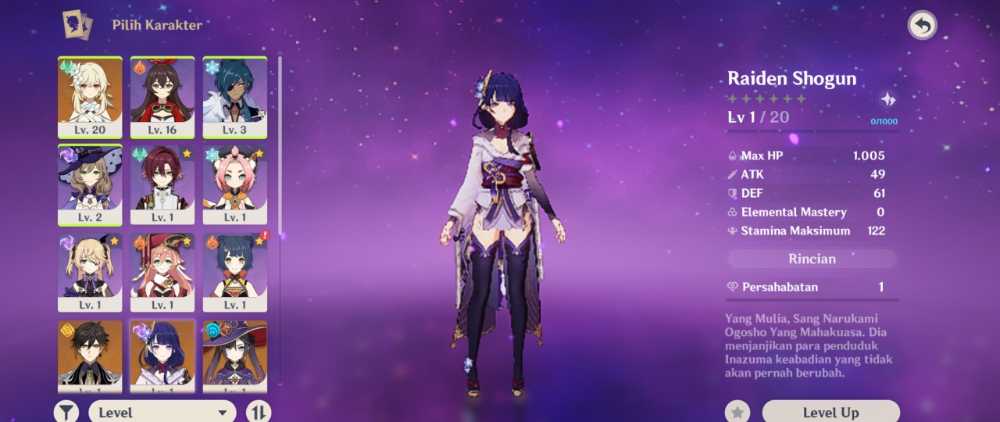 ASIA AR10 - Raiden Shogun + Zhongli + Mona | Instant Delivery | Starter ...