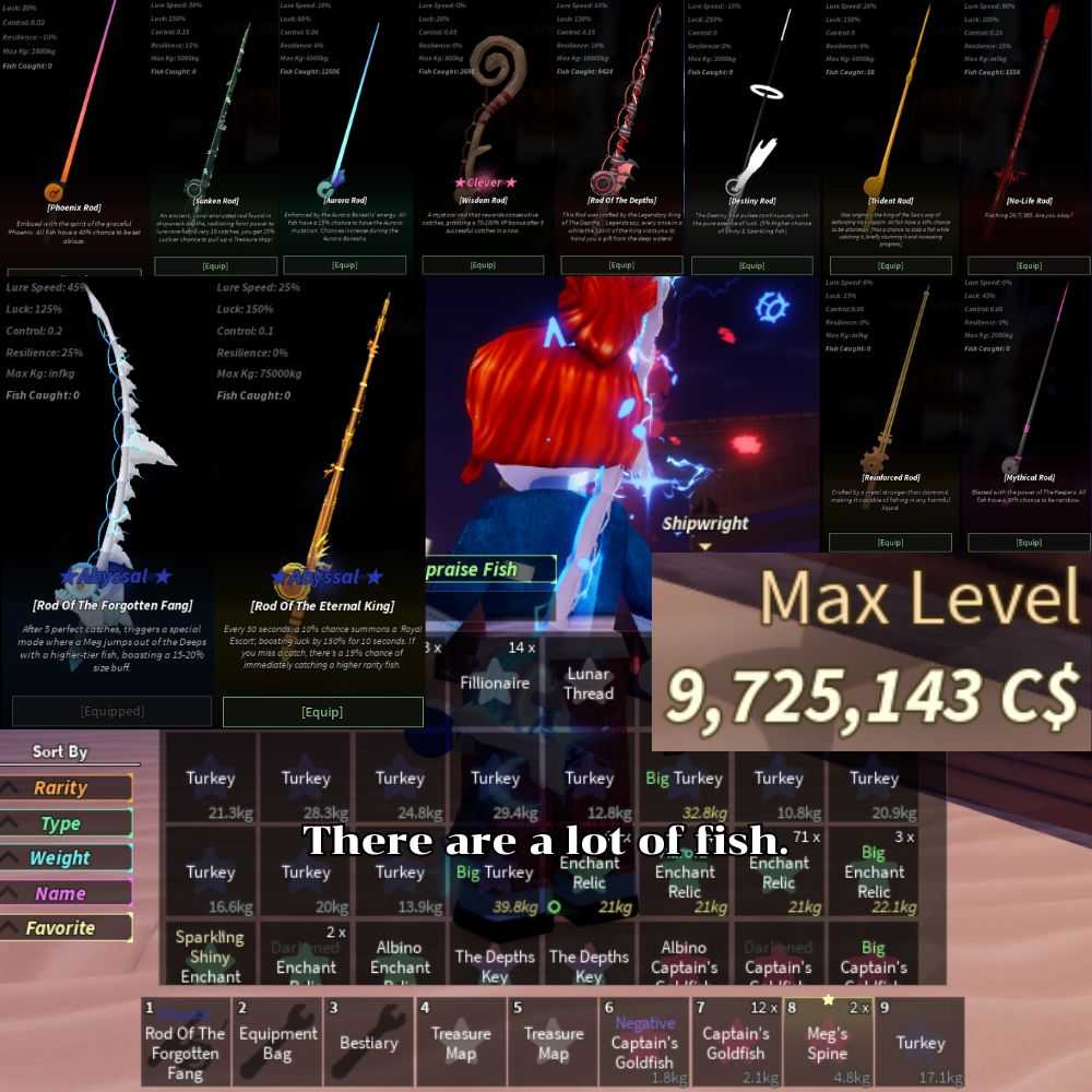 ID45Fisch:Lv750 Max. | 9M C$ | Rod of the Forgotten Fang Abyssal | Rod ...
