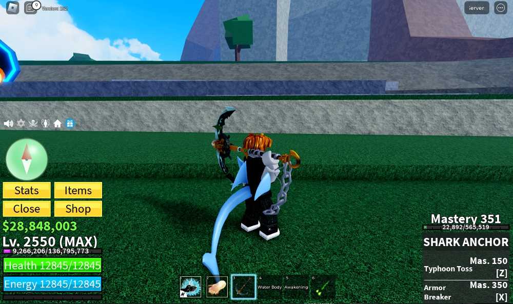 Blox Fruits 2550 lvl Shark V4 Full Gear Sharkman Karate 532 Dough 301 ...