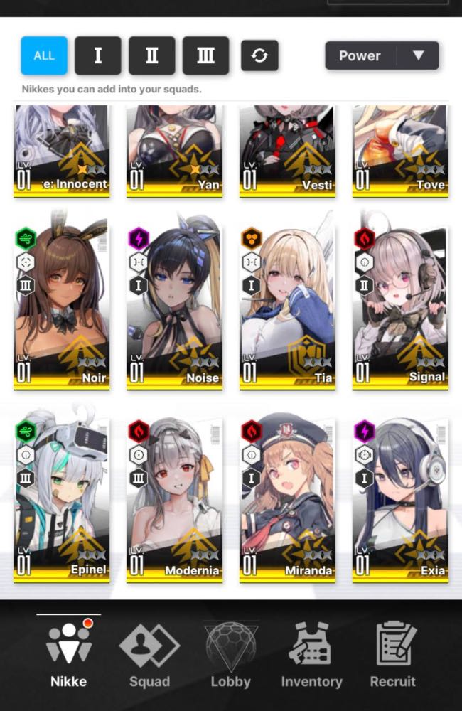 Global | Lvl:6 | Modernia(+skin)+Tia+Noir+Snow White: Inocent Days+Tove ...