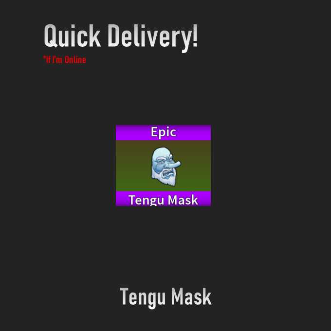 KL / King Legacy - Tengu Mask