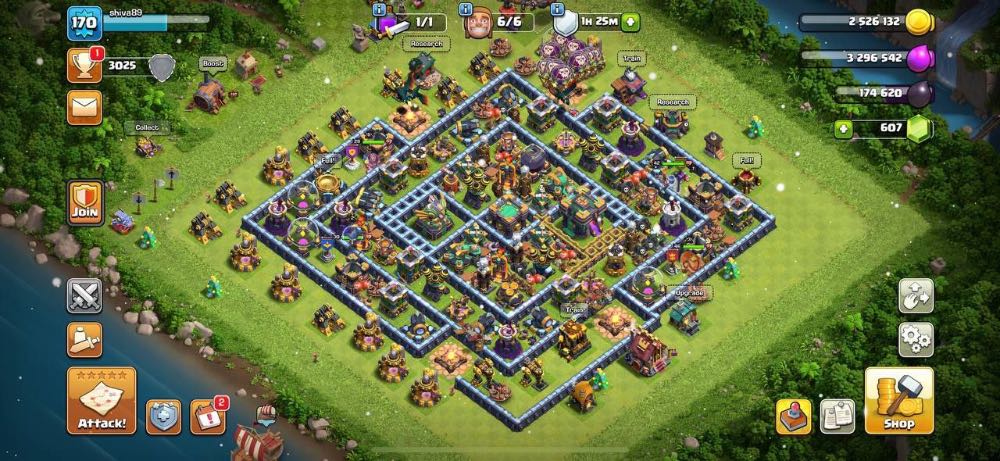 MAXED RC 448 MEDALS SEMI MAX TH14 ACCOUNT VERY GOOD BASE N PROFILE DARK ...