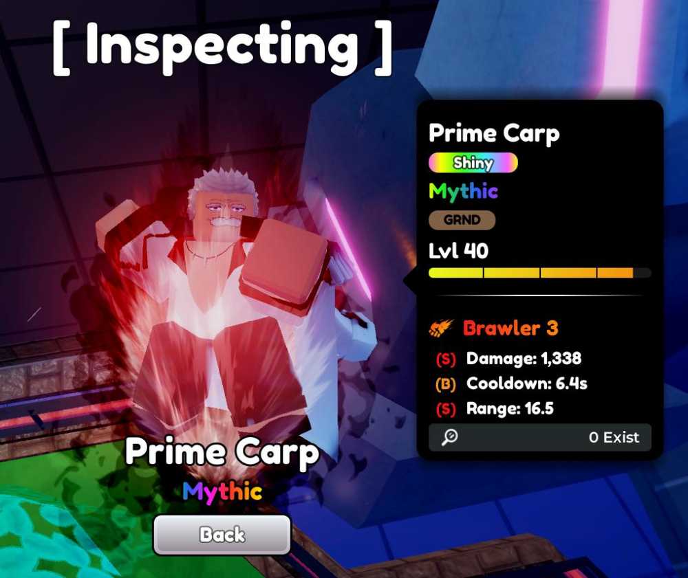 Shiny Prime Carp EVO (Garp) | Anime Defenders