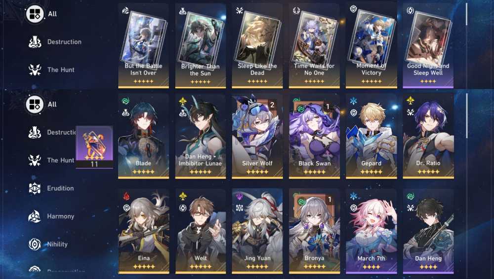 [HSR+GENSHIN] Dan Heng IL lC, E2 Silver Wolf, E1 Black Swan, Blade ...