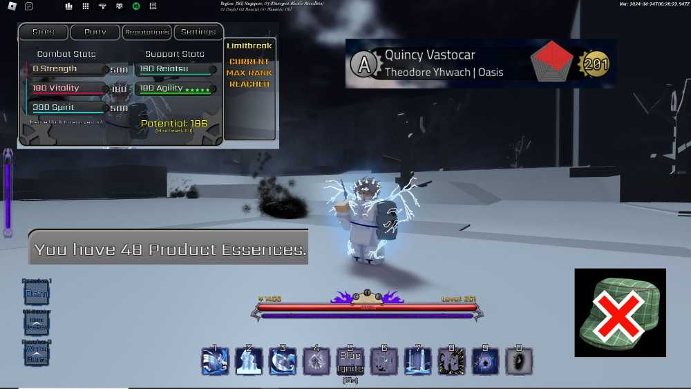 Account Quincy Vastocar Oasis| Clan Yhwach | Volstanding Ultimate Boost ...