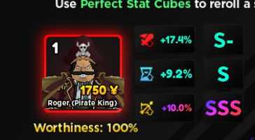 Roger (Pirate King) SSS Range Stat GG | Anime Adventure (AA)