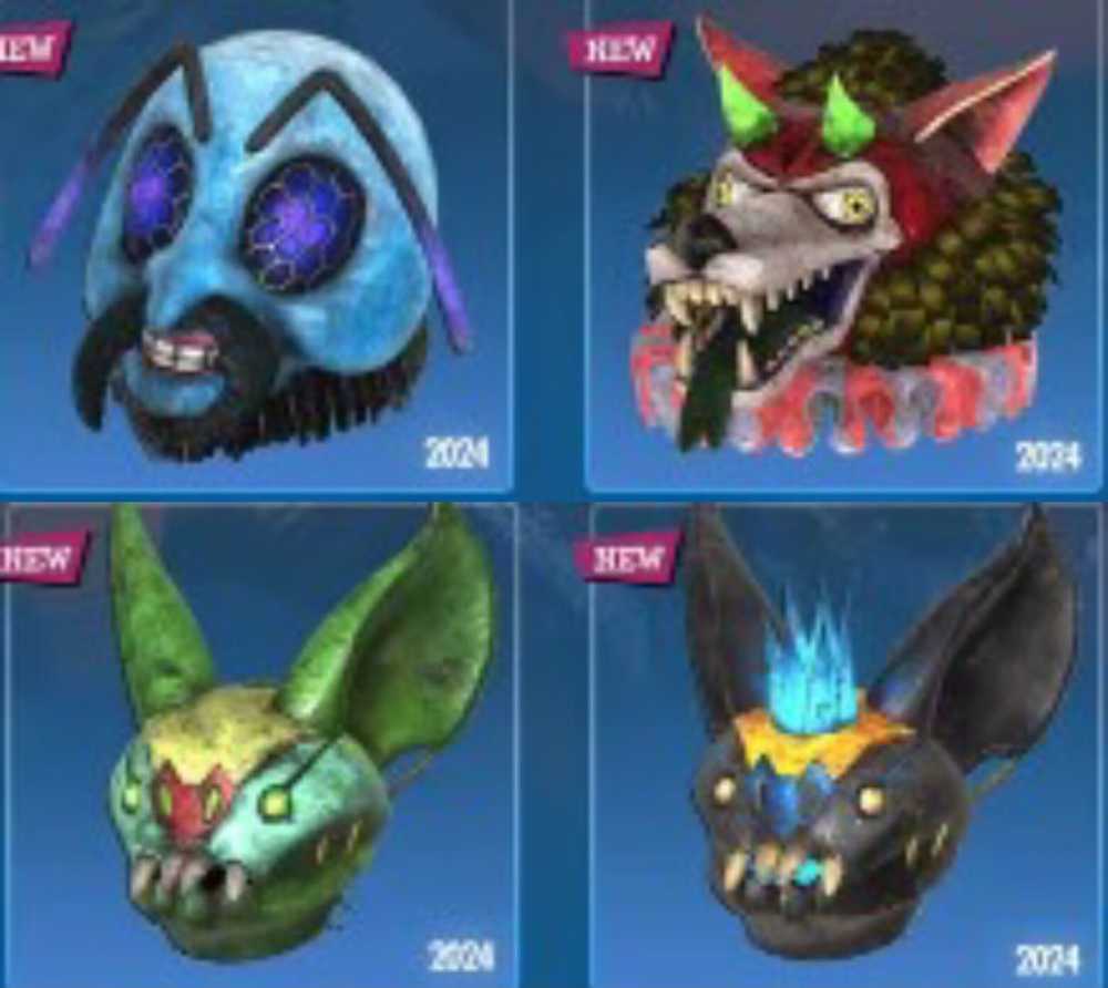 Fasnacht 2024 glowing masks bundle