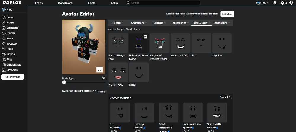 ROBLOX ACCOUNT |POISONOUS BEAST MODE|