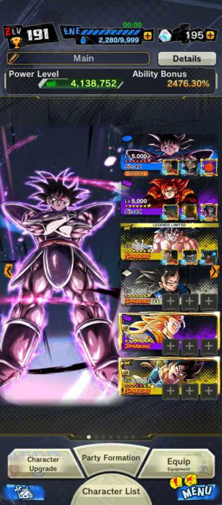 UL Turles full star+UL ss4 gogeta 8s+UL shenron+ 10 Legends (New LF ...