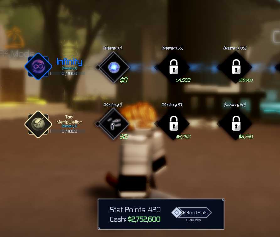Jujutsu Infinite | Max level 420 | Infinity | Special Grade ...