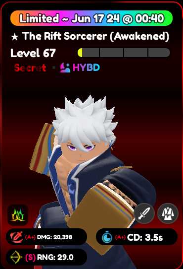 ALMIGHTY THE RIFT SORCERER GOJO EVOLV