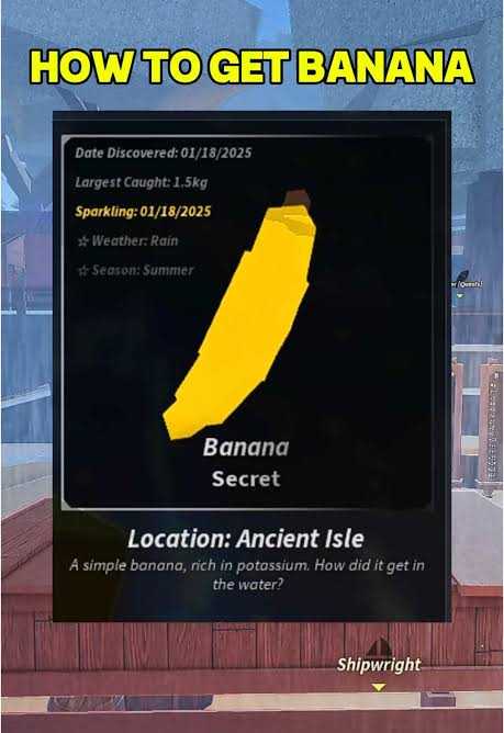 10X BANANA NORMAL | FISCH ROBLOX