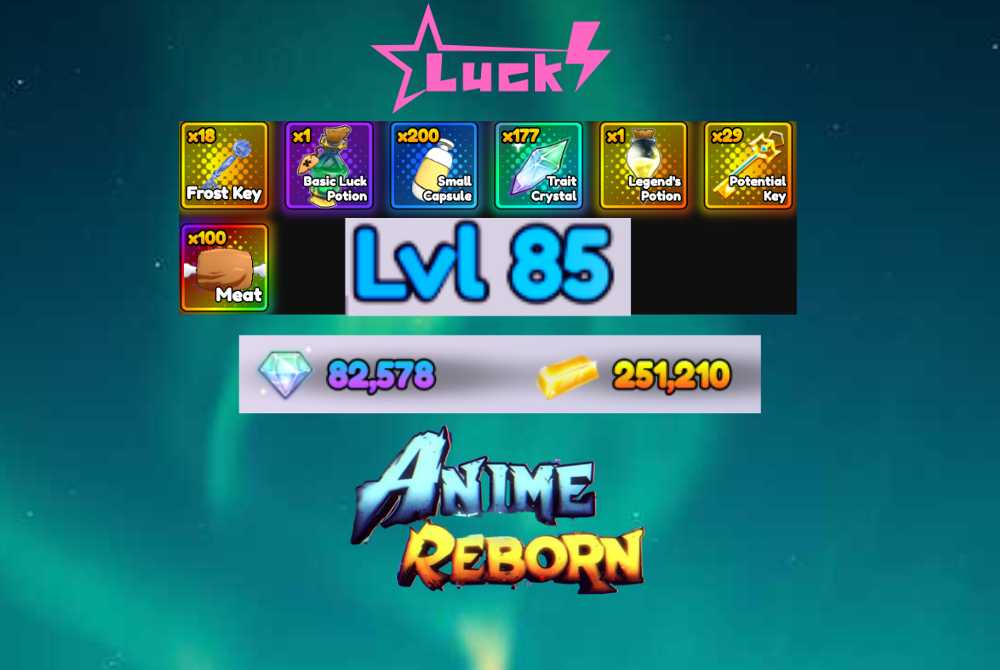 ID19 Anime Reborn | 82k Gems- 177 Traits Crystal - account lvl 85 ...