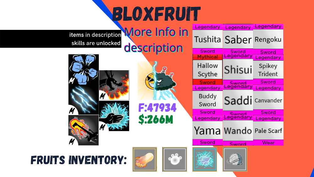 [Blox Fruit] Lv.2400 - unverified | Soul Fruit | All swords skills are ...