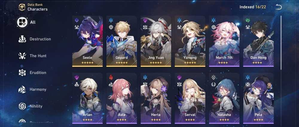 [EU] Male TL33 | *5 Seele + Jing Yuan + Yanqing + Gepard | *5 LC The ...
