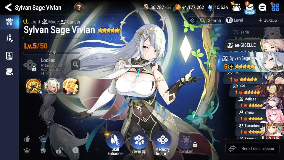 Global Fresh Starter 36 SSR 280+ Summons Sylvan Sage Vivian Moon Bunny ...
