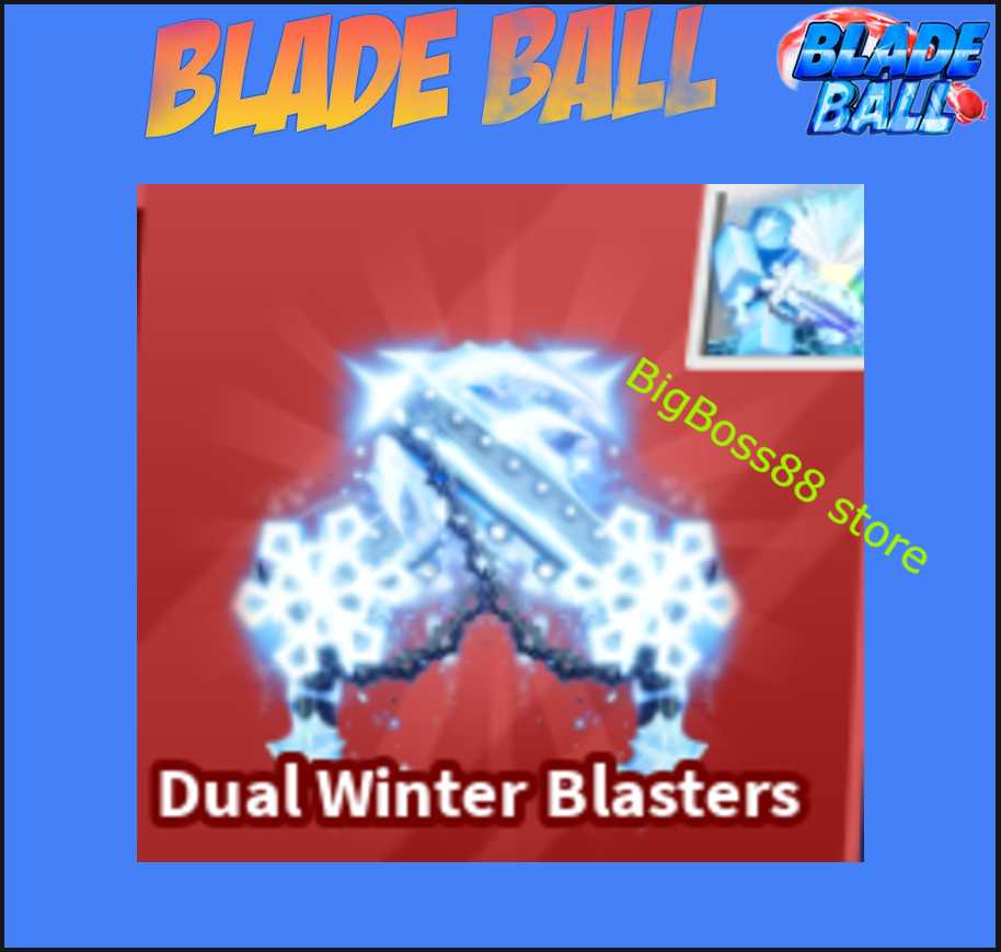 Dual Winter Blasters Finisher - Blade Ball