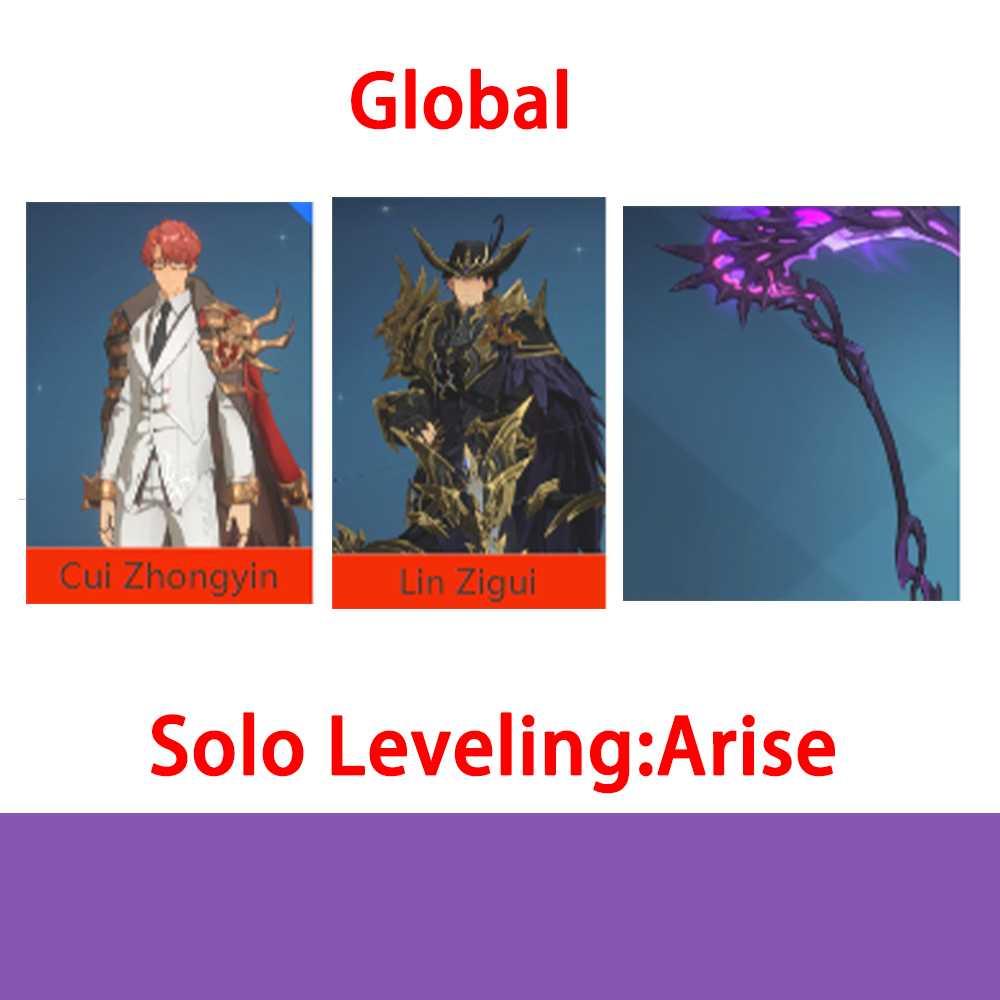 Global|Solo Leveling: Arise|Choi Jong-in+LIM TAE GYU+Shadow Scythe ...