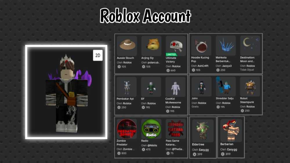 Cool Roblox Account Suitable for Personal