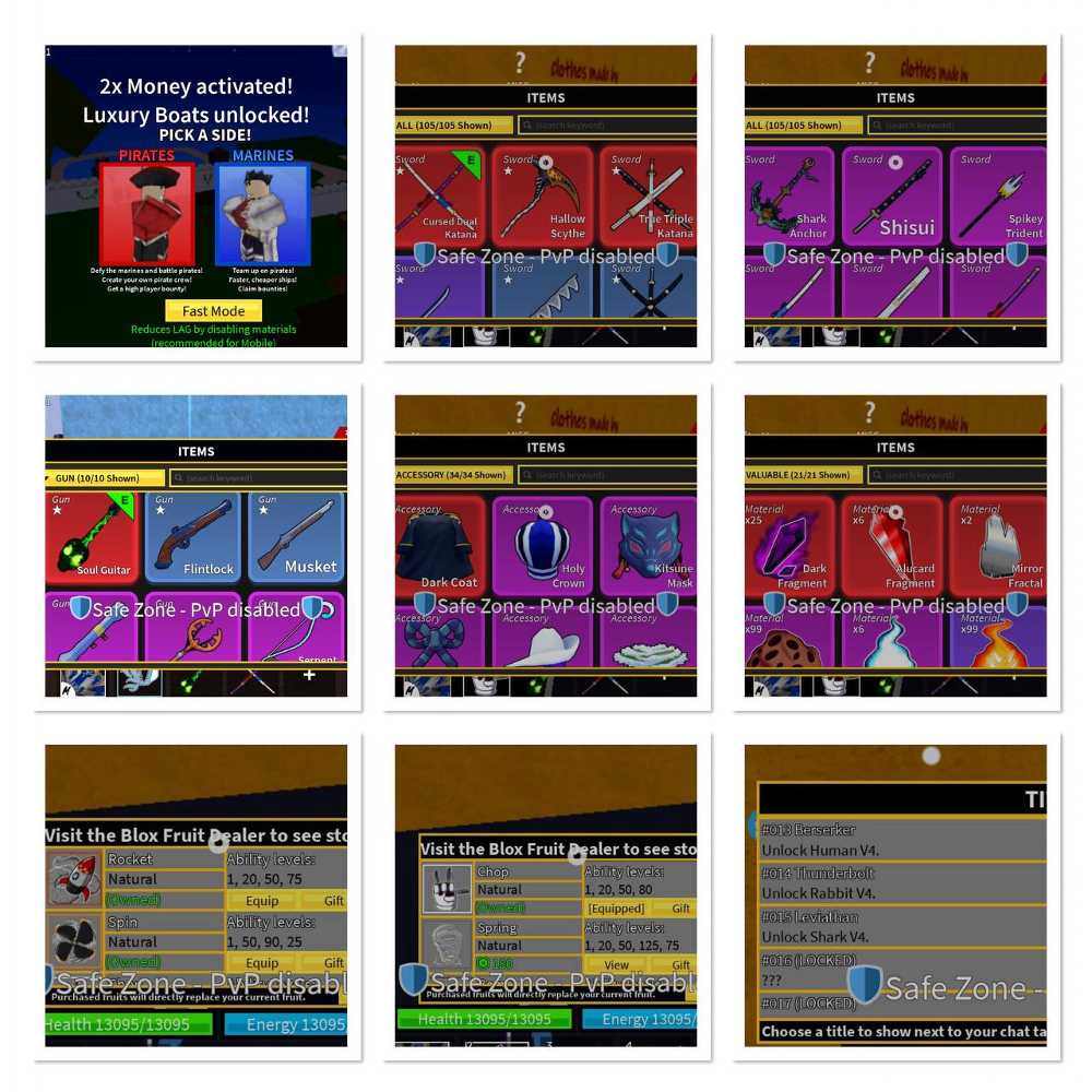 V4 Human, Mink, Shark Full Gear|Fruit Permanent : Rocket, Spin, Chop ...