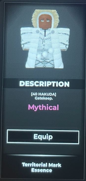 Territorial Mark Essence | type soul