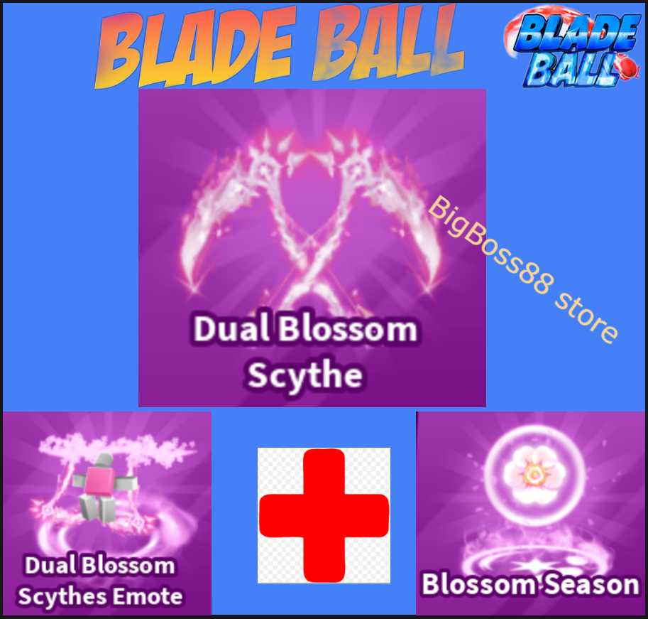 Dual Blossom Blade Full set - Blade Ball