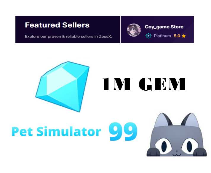 Pet Simulator 99 PS99 1M Gems