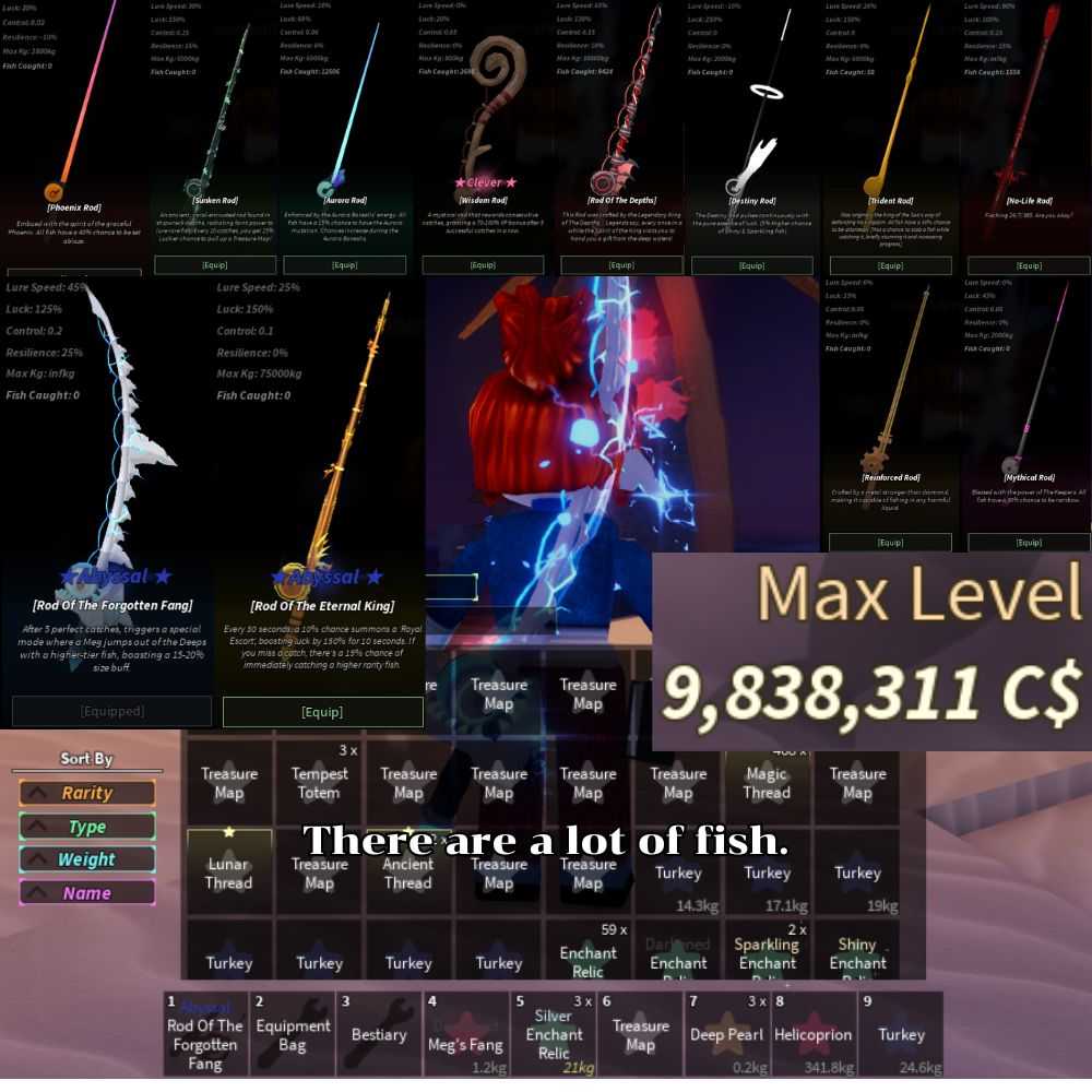 ID40Fisch:Lv750 Max. | 9M C$ | Rod of the Forgotten Fang Abyssal | Rod ...