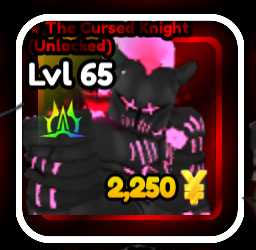 [SSS] shiny the cursed knight with almighty trait - Anime defenders