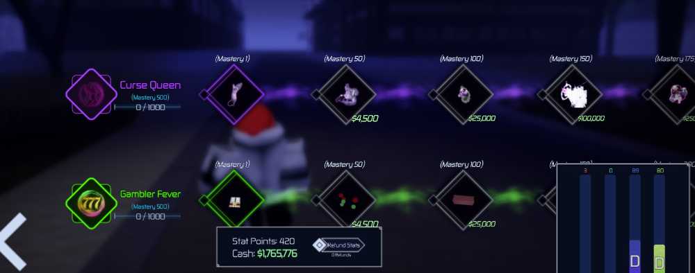 MAX LEVEL | CURSE QUEEN | GAMBLER FEVER | SPECIAL GRADE | JUJUTSU INFINITE