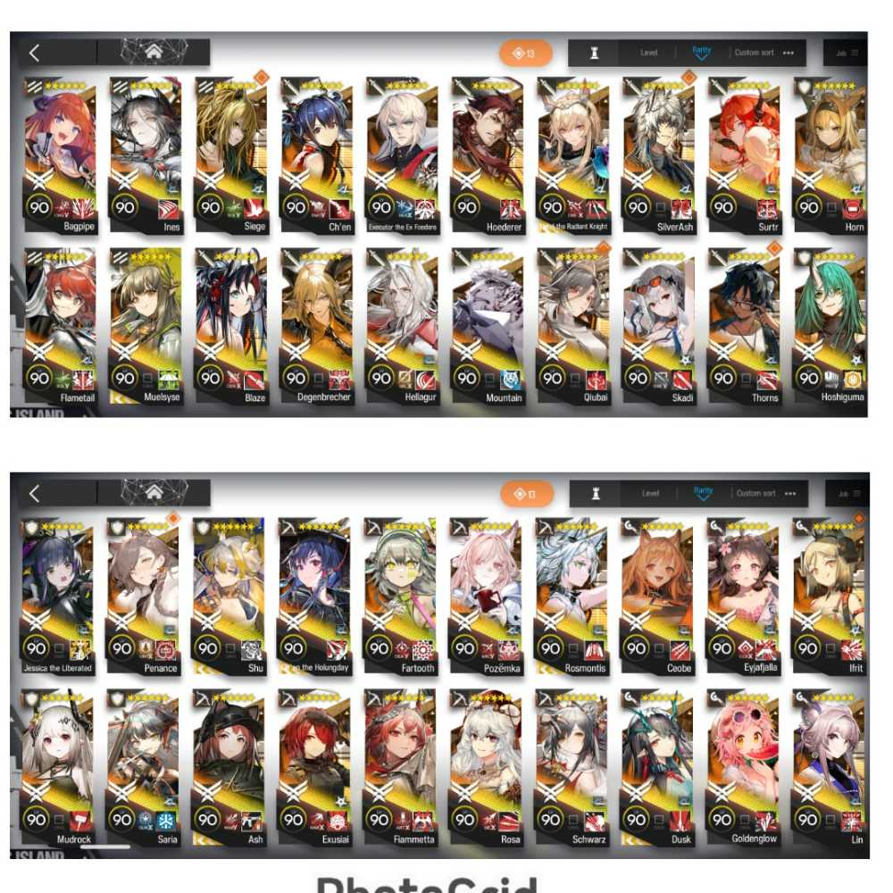 [Global] Level 120 MAX | 302 Operators, 60 OPERATOR MAX Lv90 | 12 ...