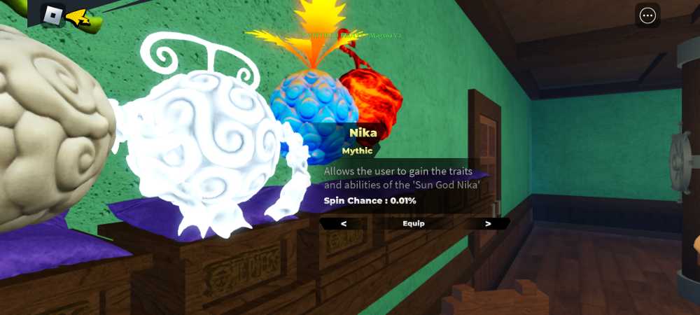 Fruit Battlegrounds - Nika Lv140 ( Mythic ) Unverified Account ...