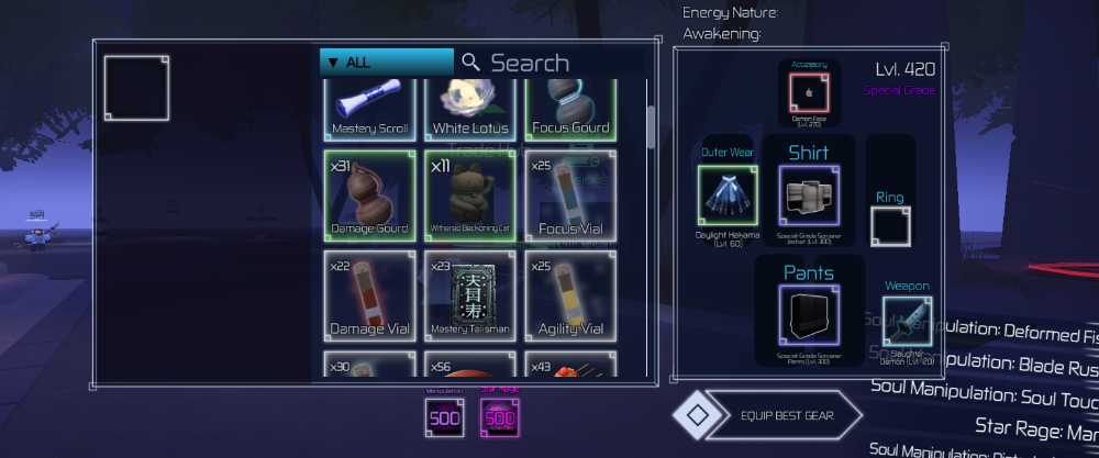 Selling maxed account with 2 special grade innate (Soul manipulation ...