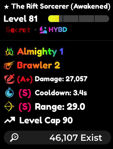 Anime Defenders | ALMIGHTY EVO The Rift Sorcerer GOJO | GOOD STATS ...