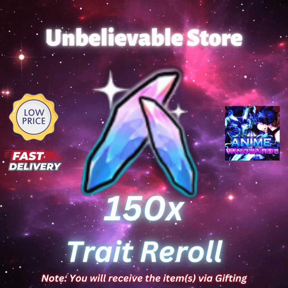 Anime Vanguards - 150 Trait Rerolls