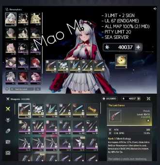 SEA UL 67 CARLOTTA SIGN ZHEZHI SIGN XIANGLI YAO ENCORE VERINA KMNC402