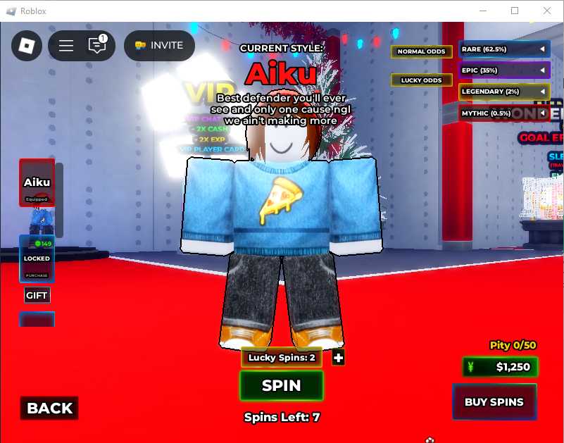 Blue Lock: Rivals | Mythic AIKU Style + 2 Lucky Spin | Unverified 13 ...