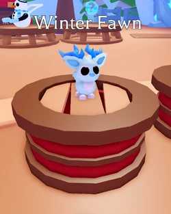 Winter Fawn NFR Adopt Me Item Roblox