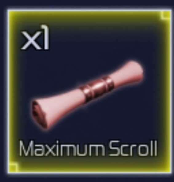 1x Domain Shard 1x Maximum Scroll JJI