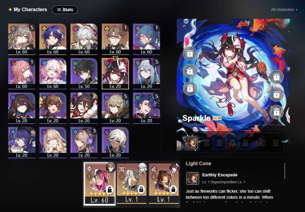 Instant Delivery - Asia TL 48 8x 5⭐ Sparkle+LC, Jing Yuan+LC, Dr. Ratio ...