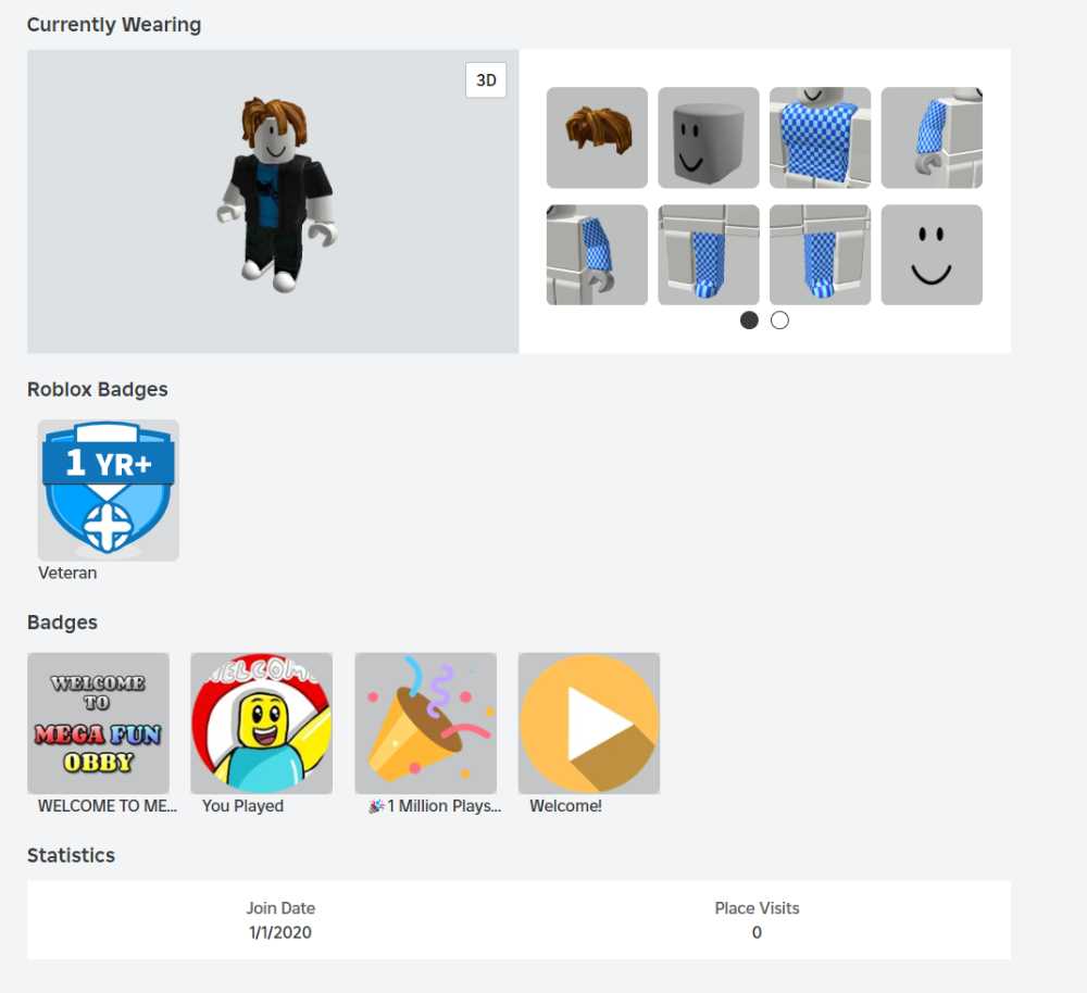 ️ Aged Roblox Account ️ | ⭐ 2020 Join Date ⭐ | ⭐ 4+ Years old⭐