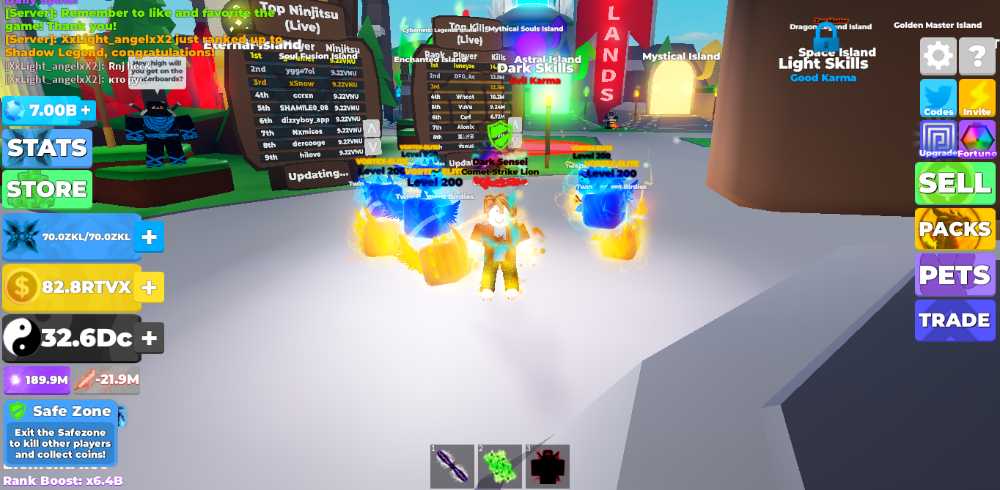 NINJA LEGENDS - Rank Comet Strike Lion | Cyber Vortex Tri-Strike ...