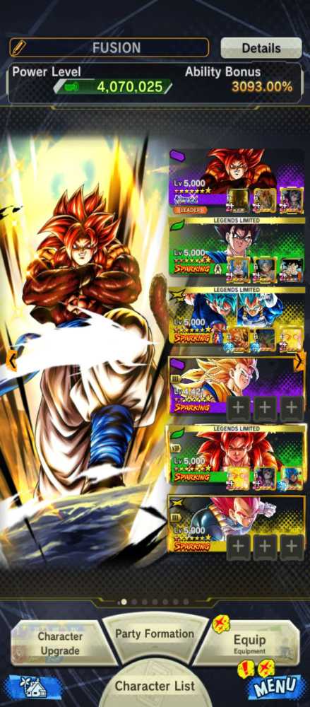 D80-IOS+Android-UL SS4 Gogeta+23 Legends+Vip Equipment+New Vegito 9 Red ...